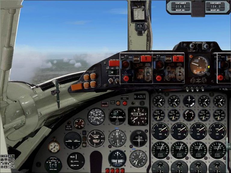 FS2004 Vickers Viscount 810 Panel - Flight Simulator 2004 Mod