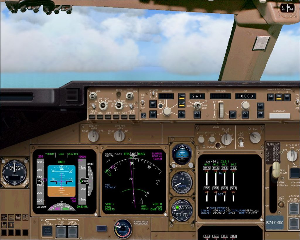 FS2004 iFly B747-400 2D Panel Upgrade - Flight Simulator 2004 Mod