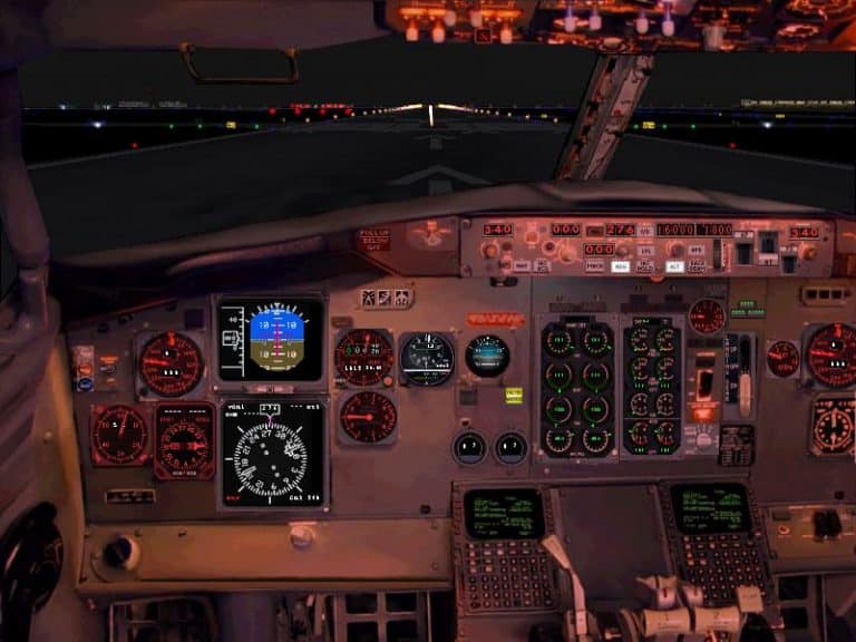 FS2004/FS2002 Boeing 737-200 Panel - Flight Simulator 2004 Mod