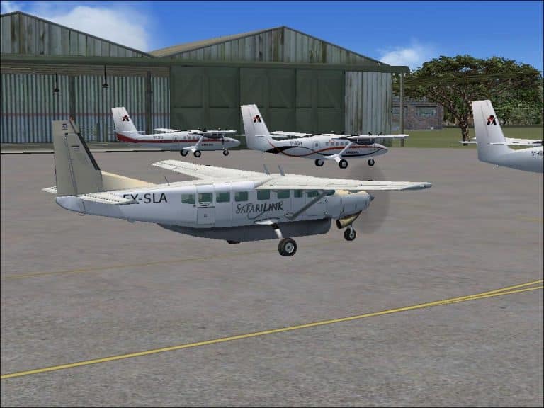 FSX Cessna 208B Grand Caravan, SafariLink, Nairobi, Kenya - Microsoft ...