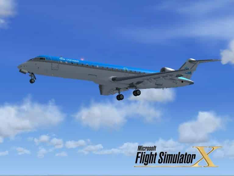 FSX KLM cityhopper Old Livery Texture for the Bombardier CRJ-700 ...