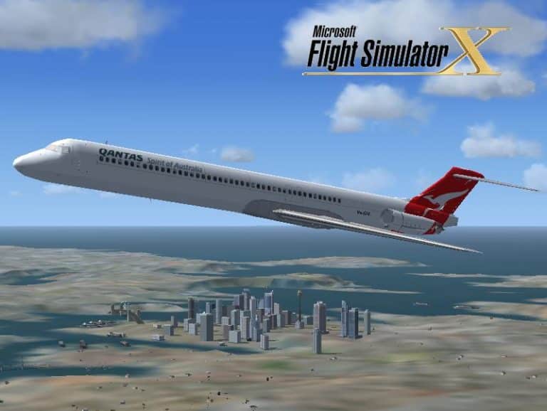 FSX Qantas Airways New Colours MD-83 Textures - Microsoft Flight ...