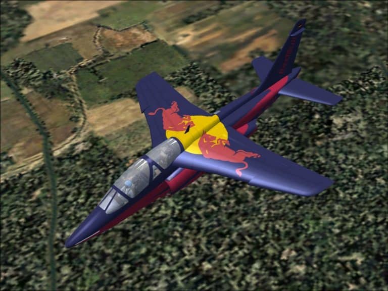 Fs2004 AlphaJet "Flying Bulls" - Flight Simulator 2004 Mod