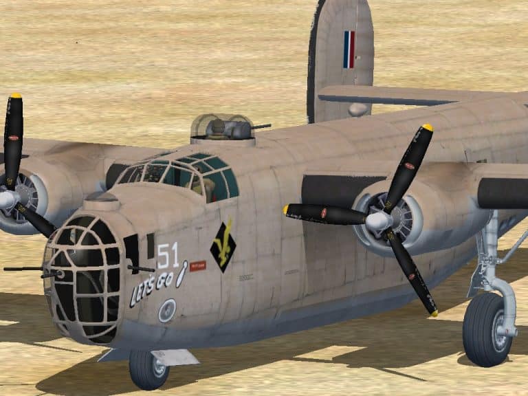 Alphasim B-24D Let's Go - Microsoft Flight Simulator X Mod