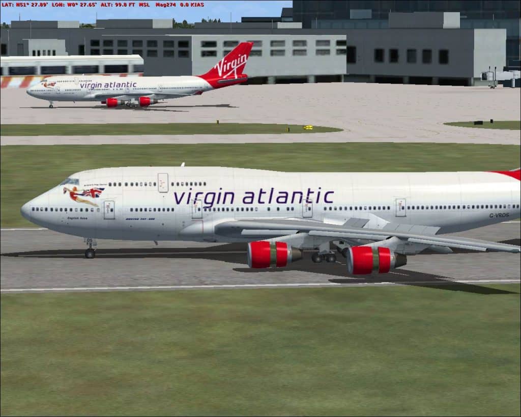 Boeing 747-400 Virgin Atlantic Textures - Microsoft Flight Simulator X Mod