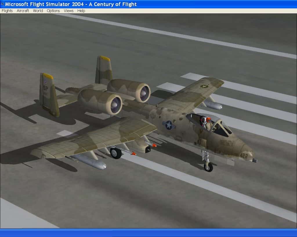 FS2004 A-10 Thunderbolt USAF - Flight Simulator 2004 Mod