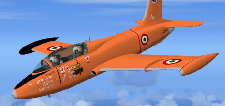 FS2004 Folland Gnat Red Arrows 1979 Textures only - Flight Simulator ...