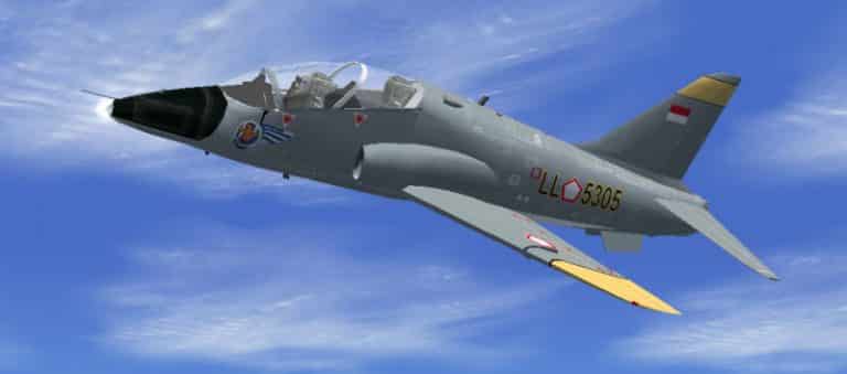 FS2004 Indonesian BAE Hawk Mk53' Textures only - Flight Simulator 2004 Mod
