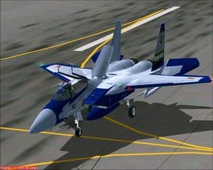 FS2004 JASDF F15J in 20th Anniversary Colour Scheme for 306TFS Textures ...