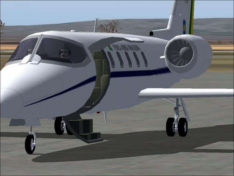 FS2004 Learjet 35 FAB Textures only (3) - Flight Simulator Addon / Mod