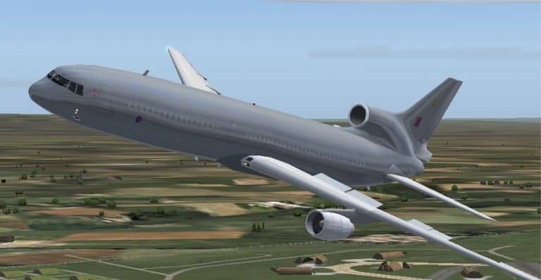FS2004 Lockheed L-1011 RAF Grey Textures - Flight Simulator 2004 Mod