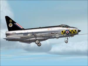 FS2004/2002 EE Lightning 74 'Tiger' Squadron (1960's) Textures only ...
