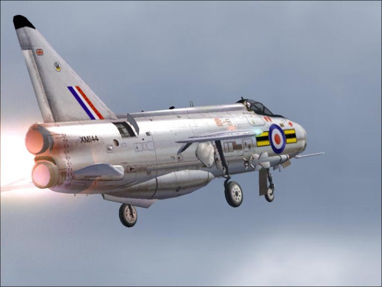 FS2004/2002 EE Lightning XM144 (Wattisham TTF) Textures only - Flight ...