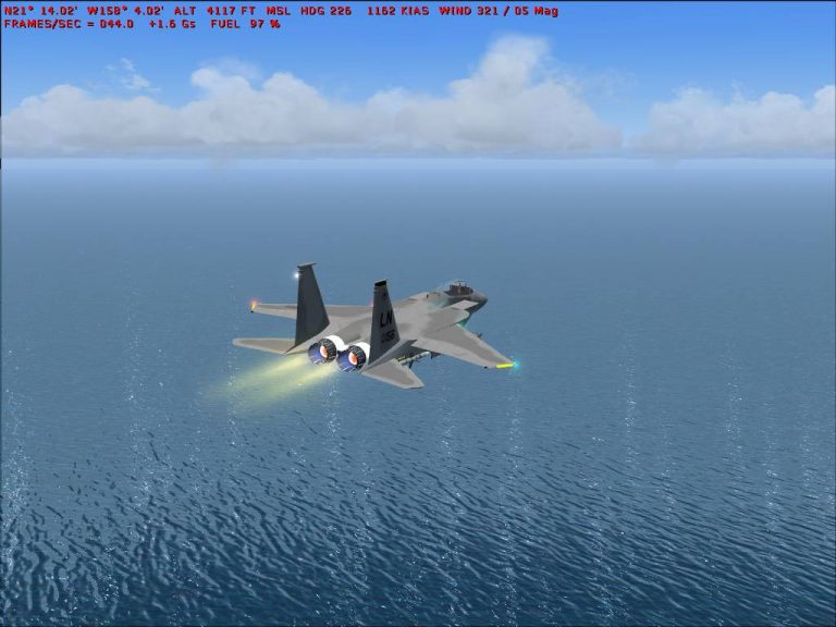 FS2004/2002 F-15C Eagle Update - Flight Simulator 2004 Mod