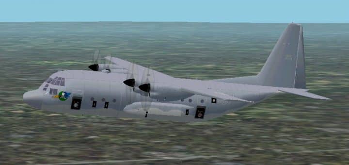 FS2004/FS2002 AC-130H Lockheed Hercules US Air Force Textures - Flight ...