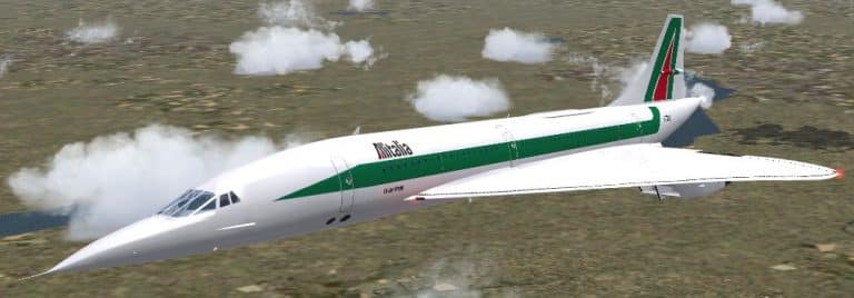 FS2004/FSX Concorde Alitalia Textures - Microsoft Flight Simulator X Mod