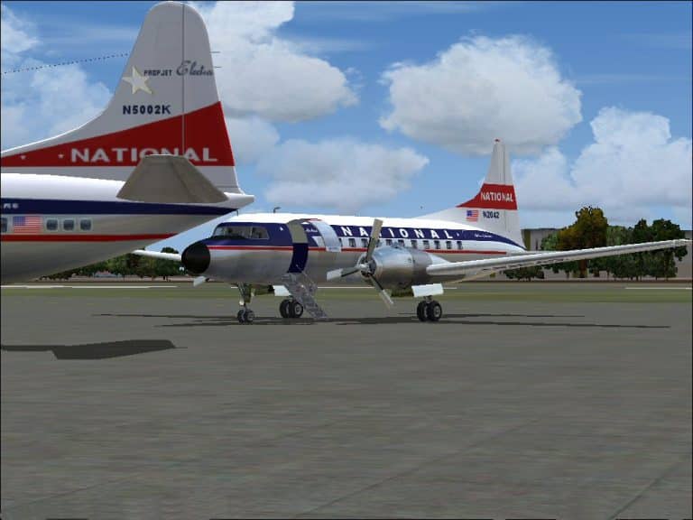 FS2004/FSX Convair 440 National Airlines Textures - Microsoft Flight ...