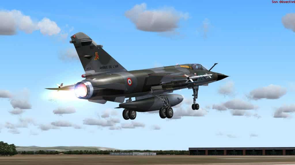 FS2004/FSX Mirage F1 CR Chasse Reconaissance Photoreal Textures ...