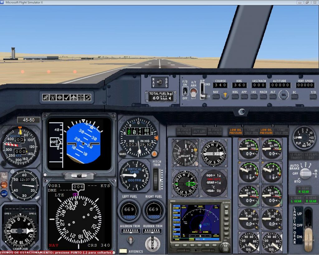 FSX Airbus A300 & A310 2d Panel - Microsoft Flight Simulator X Mod