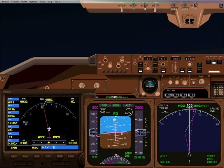 FSX Boeing 747-400 Deluxe Panel ver 7.0. - Microsoft Flight Simulator X Mod