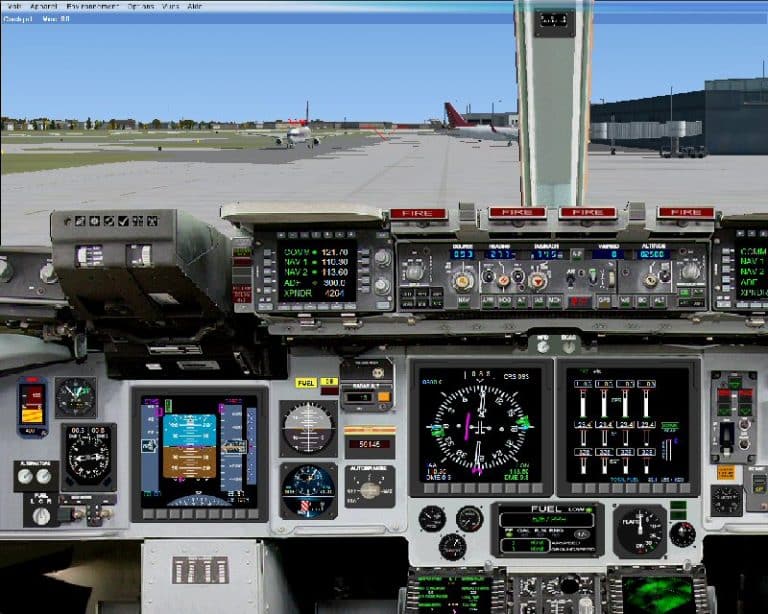 FSX/FS2004 Boeing C17 2D Panel - Microsoft Flight Simulator X Mod