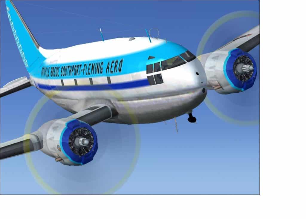 FSX/FS2004 C46 Brede Textures - Microsoft Flight Simulator X Mod