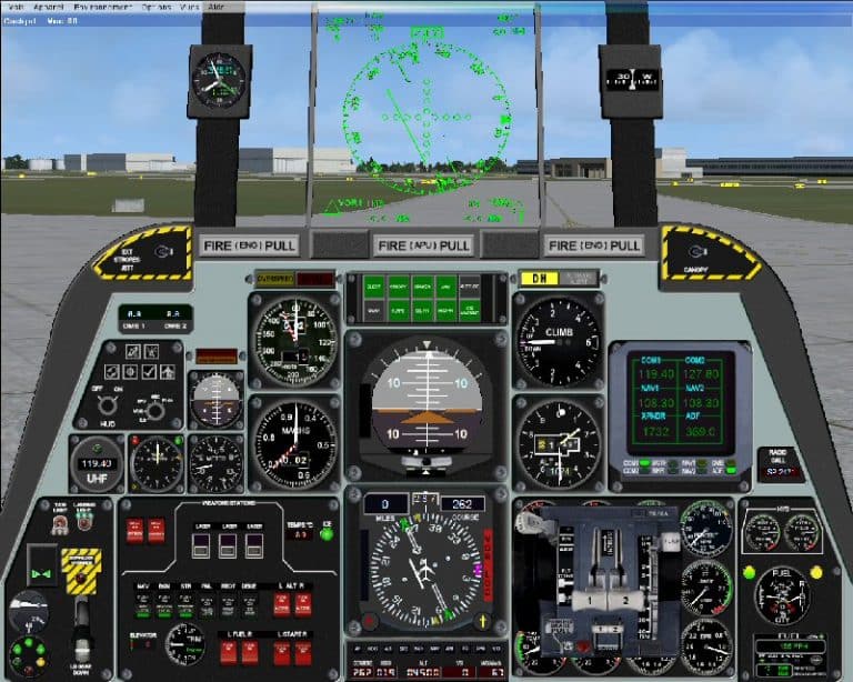 Fairchild A10 Thunderbolt 2D panel - Microsoft Flight Simulator X Mod