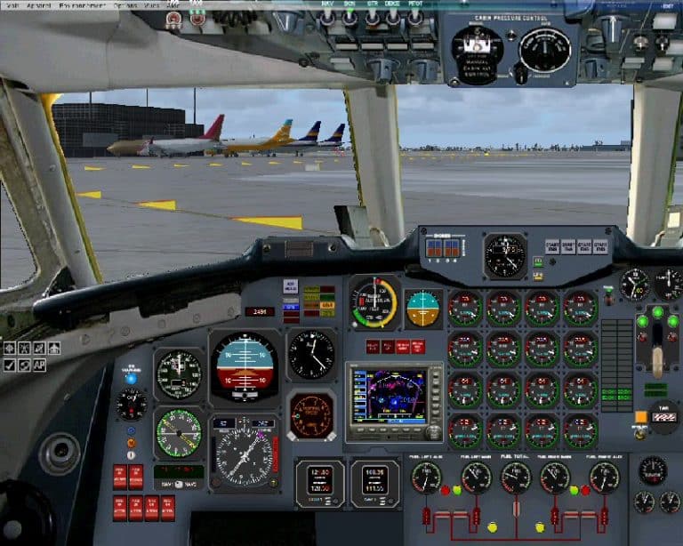 LOCKHEED Jetstar II 2D panel - Microsoft Flight Simulator X Mod