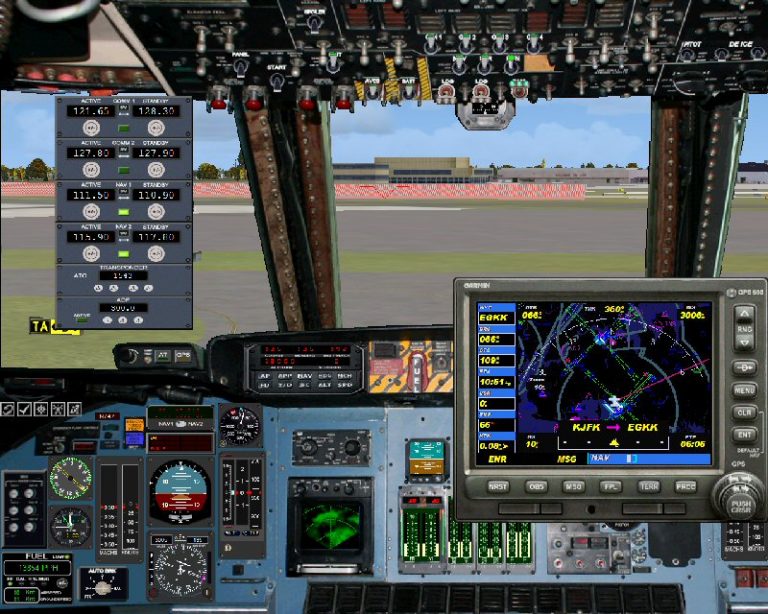 Lockheed C5 Galaxy and C141 Starlifter 2D panel - Flight Simulator Addon / Mod