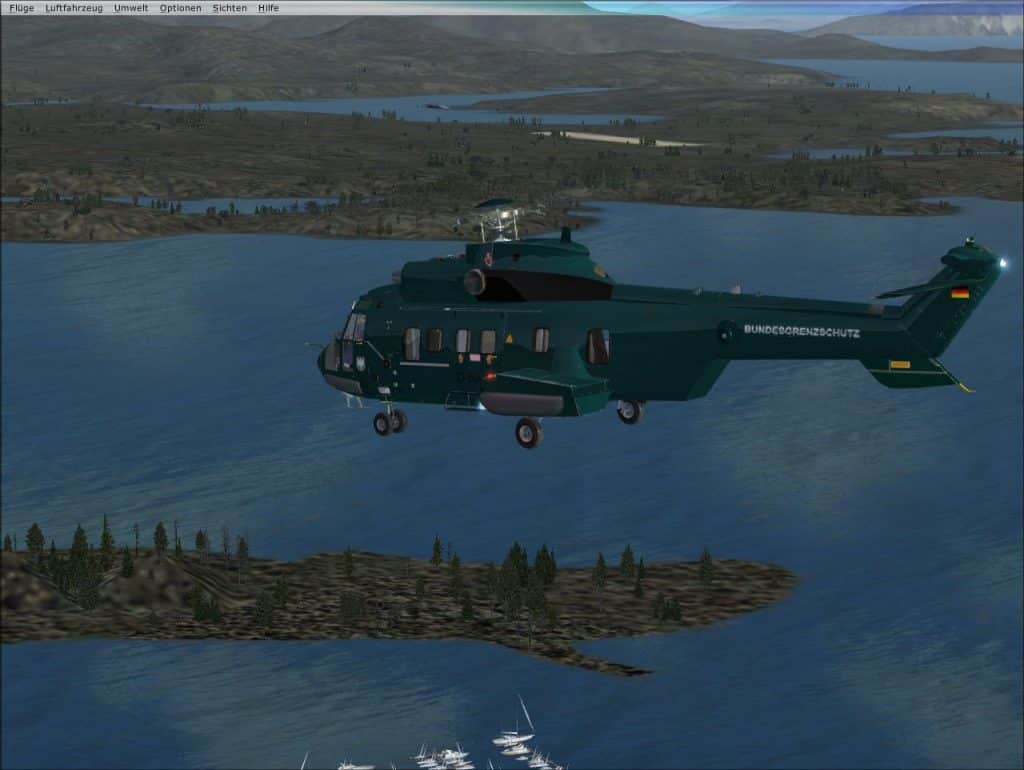 Super Puma BGS Textures - Microsoft Flight Simulator X Mod