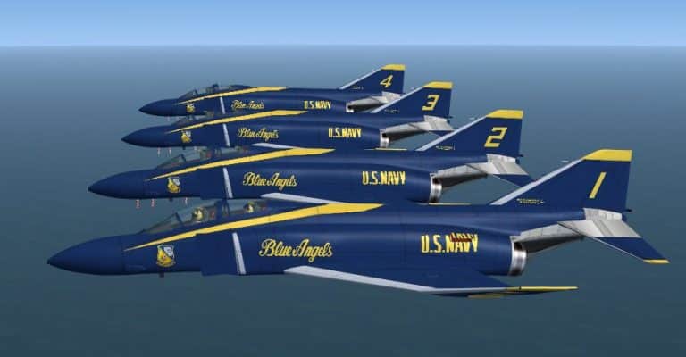 U.S. Navy Blue Angels Textures for the Iris RN Phantom II - FG1 ...