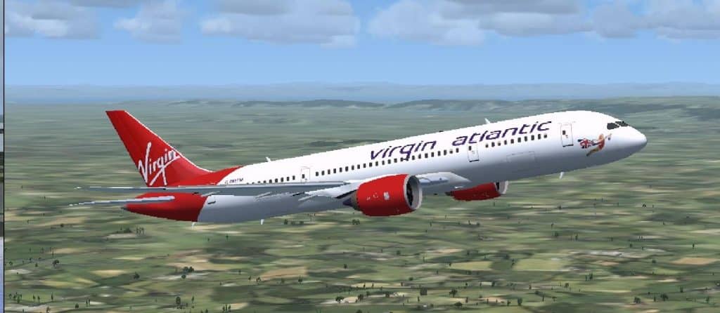 Boeing 787 Virgin Atlantic - Microsoft Flight Simulator X Mod