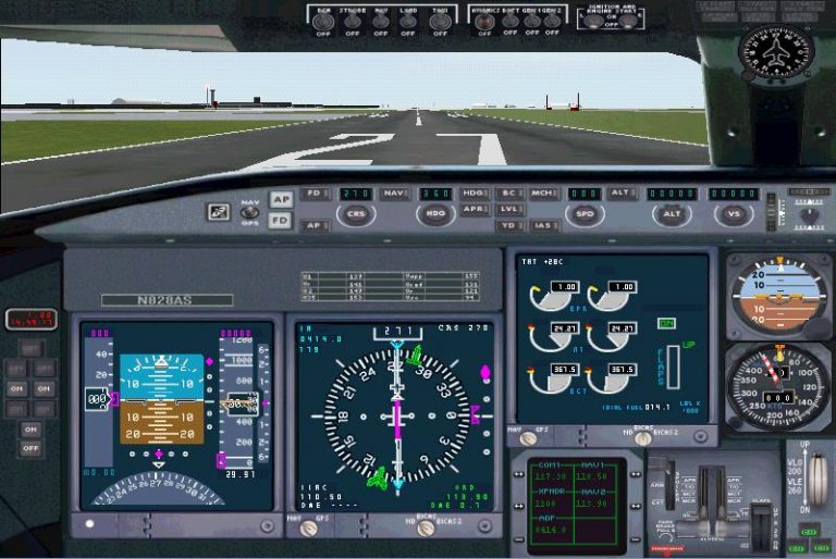 CRJ panel FS2000 - Flight Simulator Addon / Mod