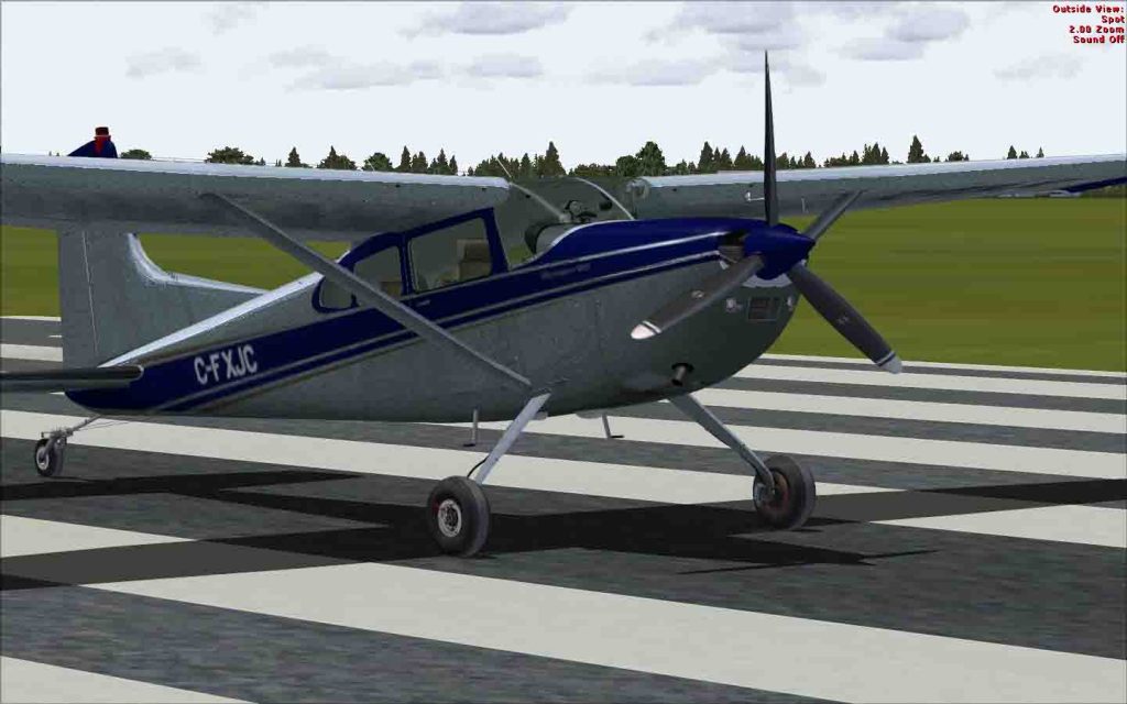 Carenado Cessna 185F CAP Textures (2) - Flight Simulator Addon / Mod