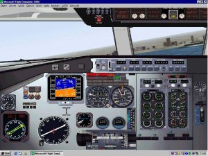 FS-2000 panel for the Dc-9 - Flight Simulator 2000 Mod