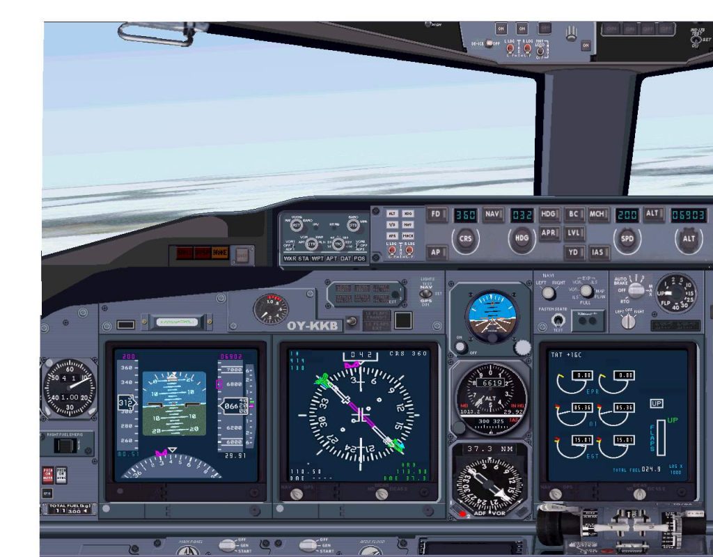 FS2000 Boeing 737-683 Panel - Flight Simulator 2000 Mod