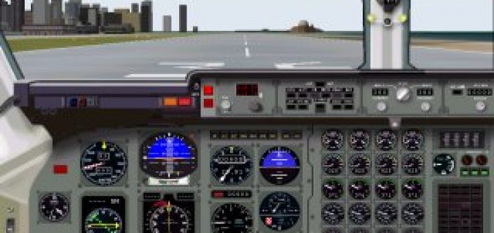 FS2000 Boeing 747-200 panel V2 - Flight Simulator 2000 Mod