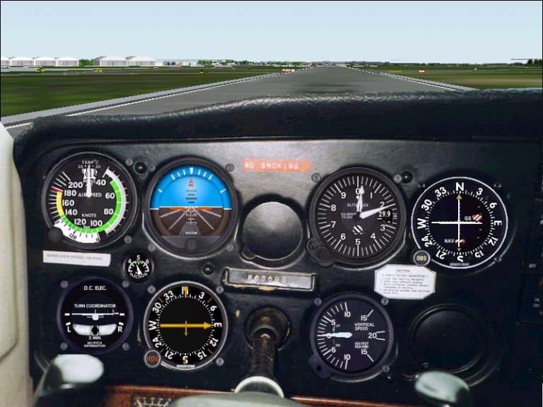 FS2000 Close-up Cessna panel - Flight Simulator 2000 Mod