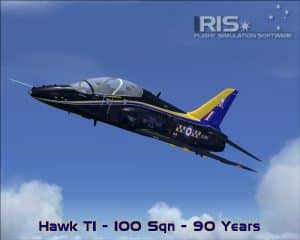 FS2002 / FS2004 BAE Hawk T Mk.1, RAF 100 Squadron, 90 Years / Display ...