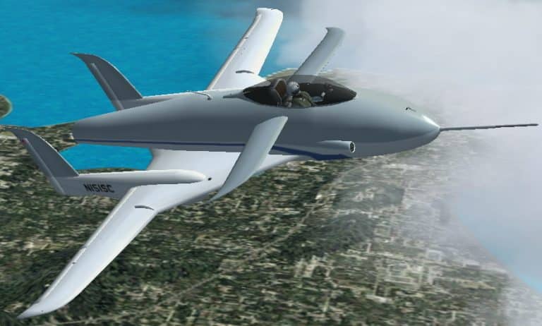 FS2002/FS2004 Scaled Composites "ARES" - Flight Simulator 2004 Mod