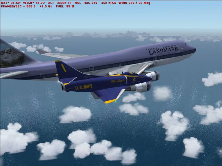 FS2004 Blue Angels A-4F Skyhawk (Updated) - Flight Simulator 2004 Mod