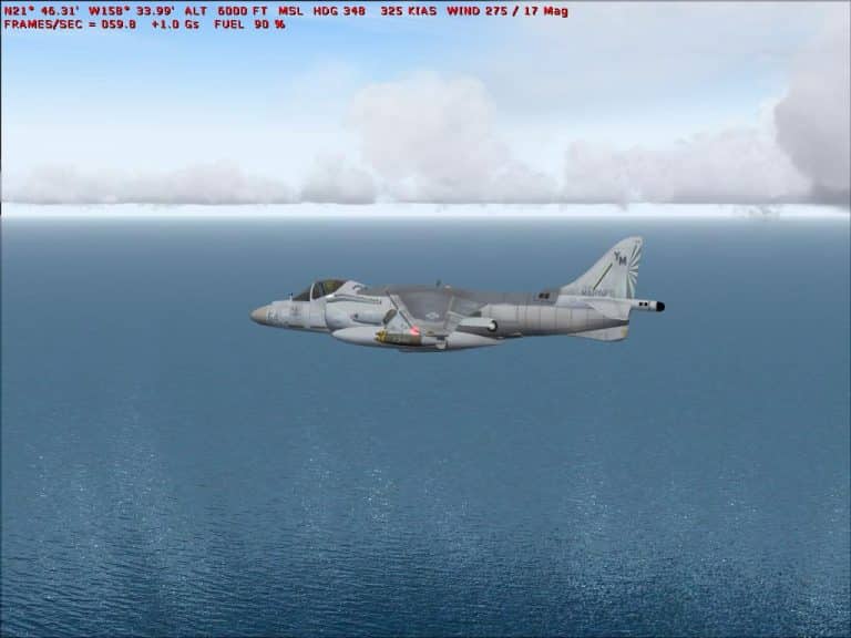 FS2004 Harrier AV-8B - Flight Simulator 2004 Mod
