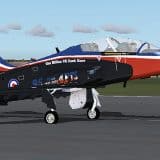 FS2004 RAF Hawk XX105 2006 display textures V2 - Flight Simulator 2004 Mod
