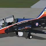 FS2004 RAF Hawk XX105 2006 display textures V2 - Flight Simulator 2004 Mod
