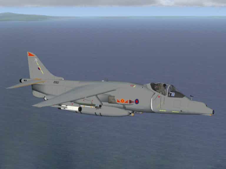 FS2004/2002 Harrier Royal Navy 800 NAS GR.Mk9 Textures Only - Flight ...