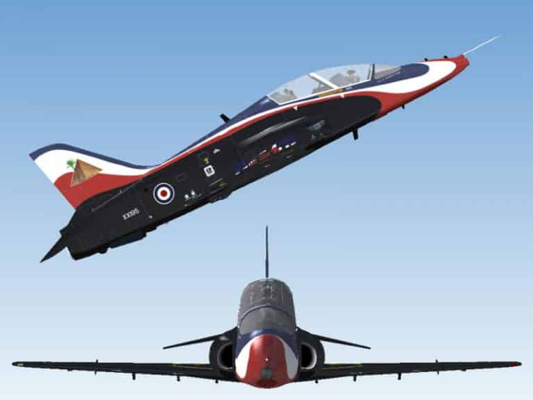 FS2004/2002, RAF 2006 Display Hawks Textures only - Flight Simulator ...
