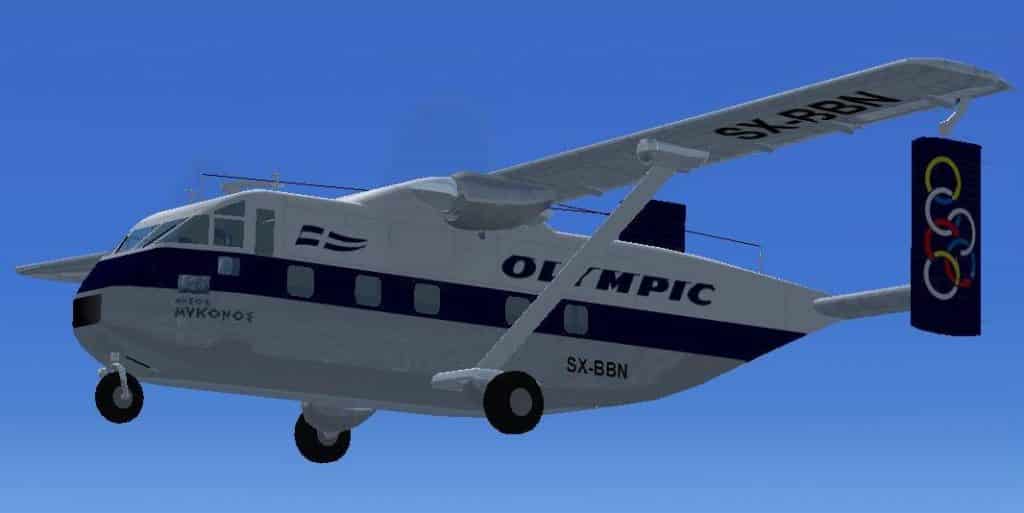 FS2004/FSX Short Skyvan of OLYMPIC Airways Textures. - Microsoft Flight ...
