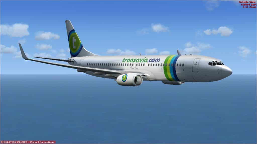 FSX Boeing 737-800 Transavia - Microsoft Flight Simulator X Mod