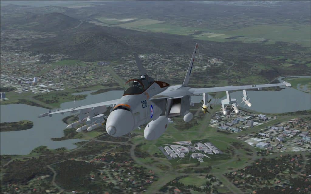 FSX RAAF F/A-18FJulia10 Textures - Microsoft Flight Simulator X Mod