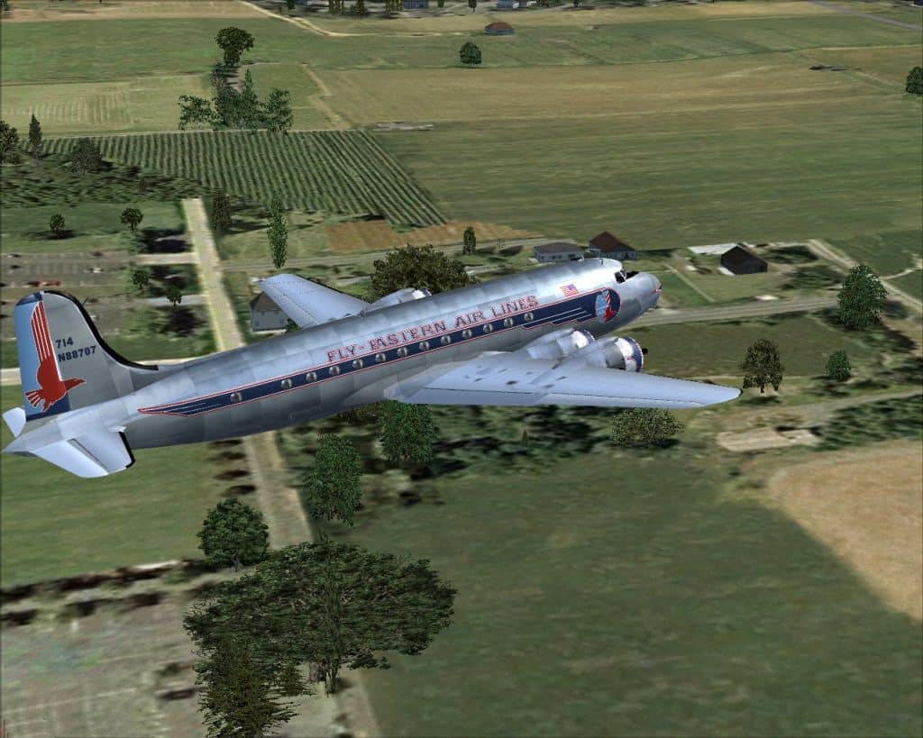 FSX/FS2004 Eastern Airlines DC-4 Textures - Microsoft Flight Simulator ...